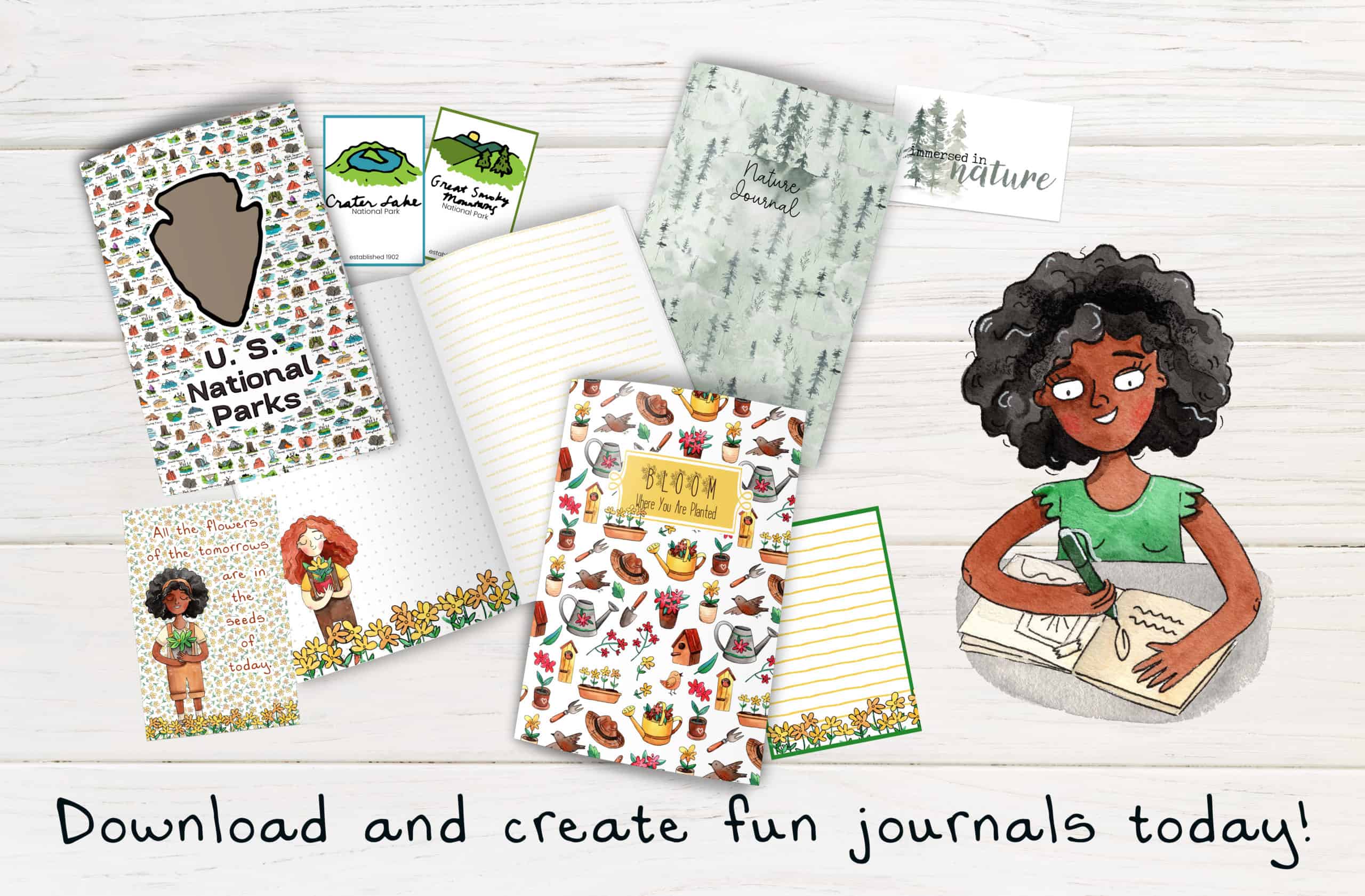 Make journaling fun! Download, print and quickly set up your journal ...